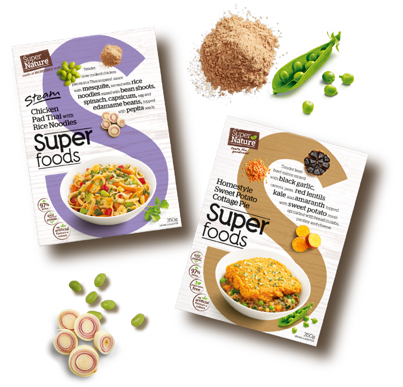Superfood Meals | Super Nature Frozen Meals | Healthy Frozen Dinners